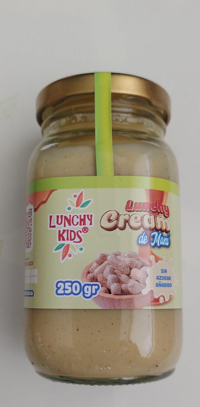 Lunchy cream de maní – Lunchykids